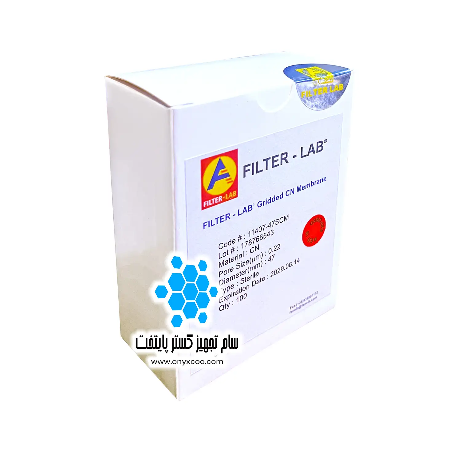 فیلتر ممبران سلولز نیترات فیلترلب Filterlab - سام تجهیز گستر پایتخت